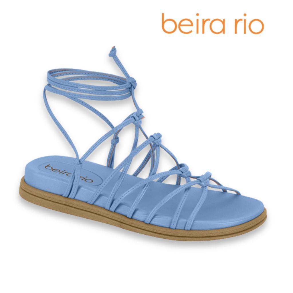 Sandalia Feminina Beira Rio Original Ultra Conforto Amarração | Shopee ...
