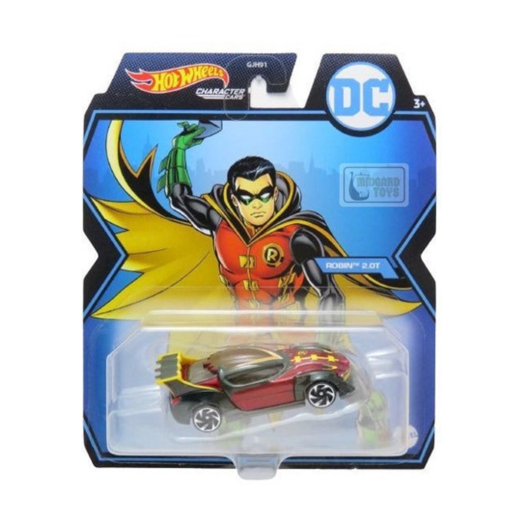 Miniatura Hot Wheels Character Cars Robin 2.0t Dc Comics - | Shopee Brasil
