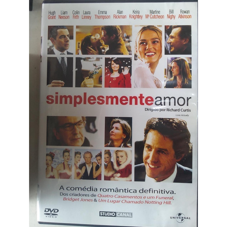 Dvd Usado Simplesmente Amor | Shopee Brasil