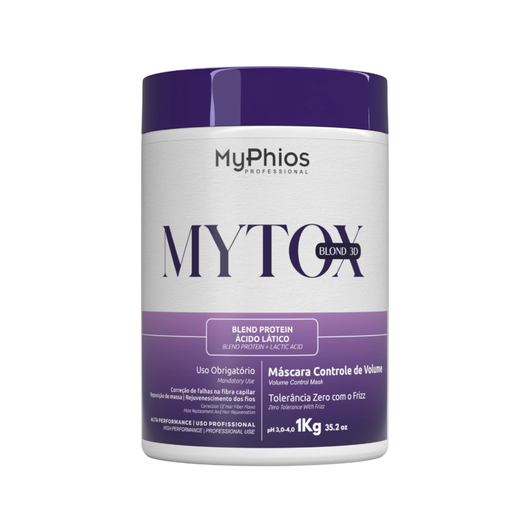 My Phios Redutor De Volume Capilar Mytox Blond 1kg | Shopee Brasil