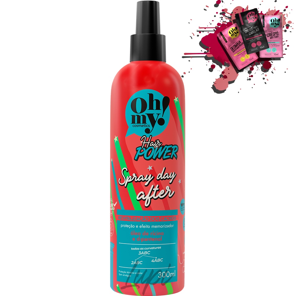Spray Day After Oh My! Hair Power 300ml | Shopee Brasil