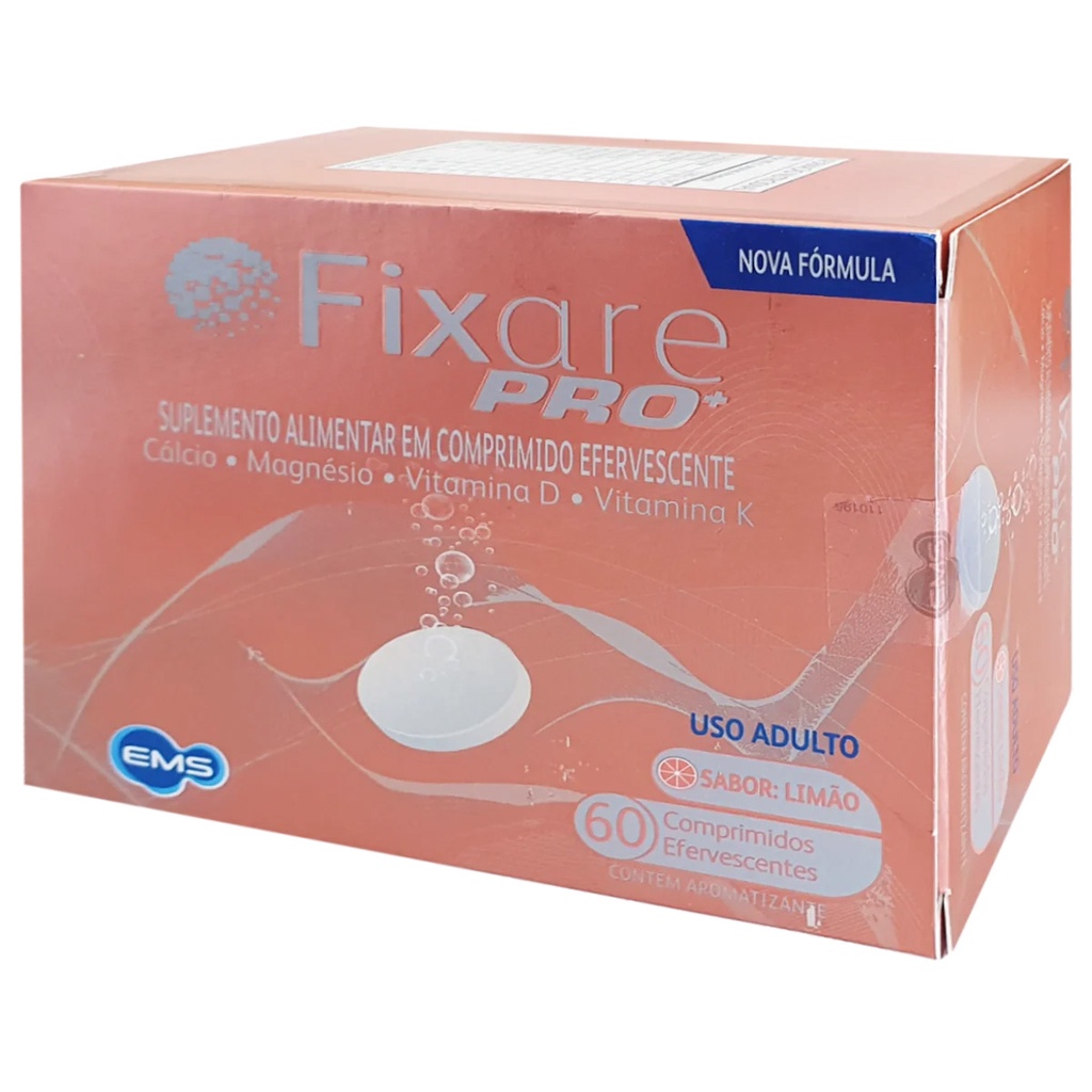Vitamina Fixare Pro+ 60+8 Comprimidos Efv - EMS | Shopee Brasil