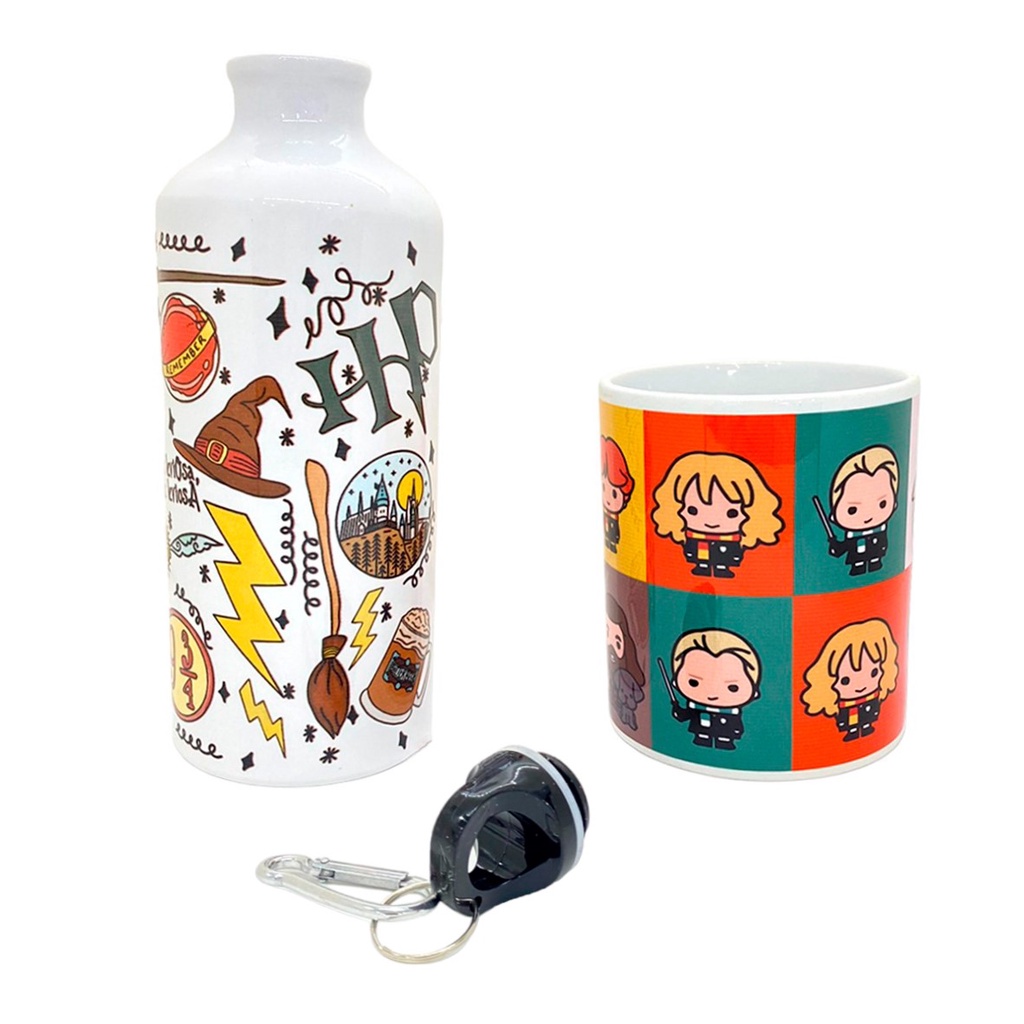 Kit Garrafa Squeeze Harry Potter + Caneca de porcelana personalizada ...