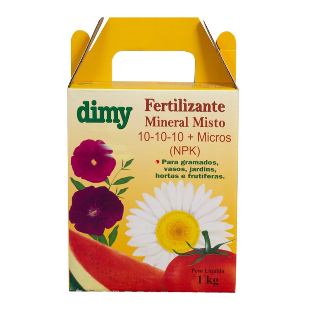 Adubo Dimy Fertilizante NPK 10-10-10 1Kg | Shopee Brasil