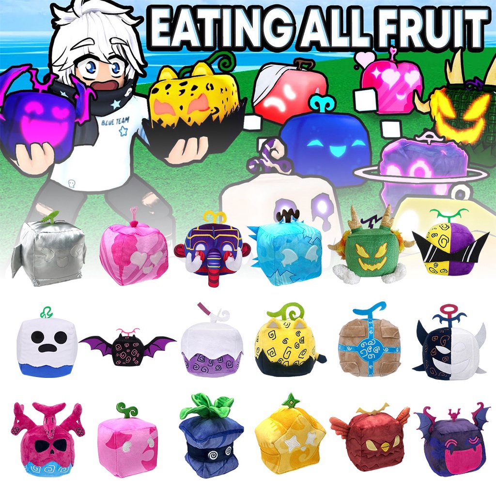Blox Fruits Game Fruit Leopard Print Stun Box Caixa De Pelúcia ...
