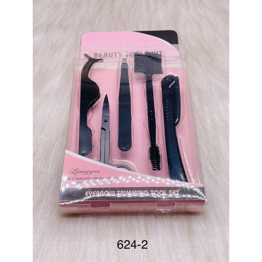 Kit De Cinco Ferramentas Para Modelagem De Sobrancelhas Sobrancelhas