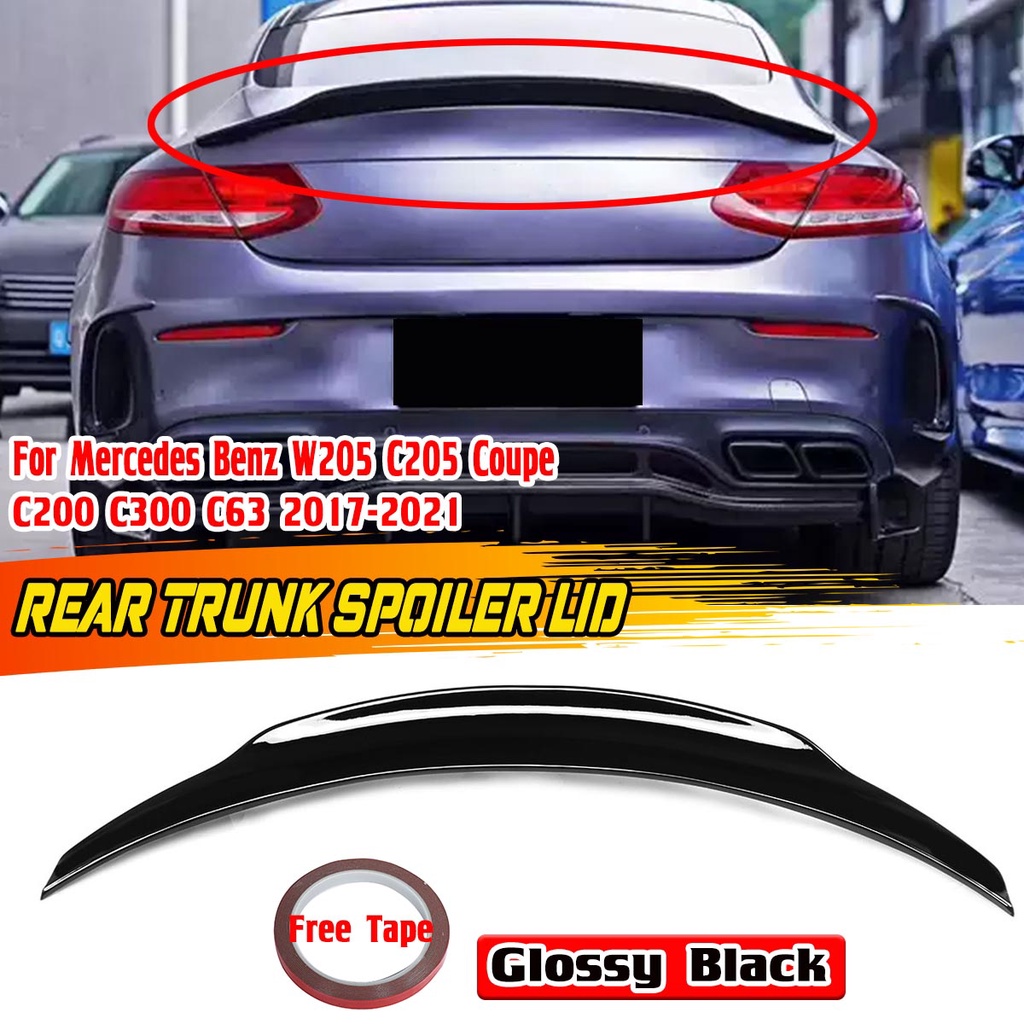 W205 Carro Spoiler Tronco Traseiro Estilo Asa PSM Para Mercedes Benz ...