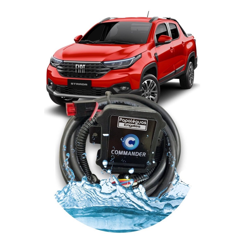 Fiat Strada Volcano Cd 2023 Modulo Engate A Prova Dagua Ip68 | Shopee ...