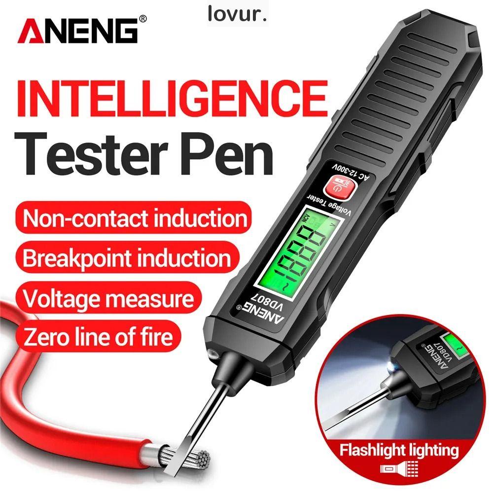 LOVUR Caneta Testadora De Indução Inteligente , Tensão AC 12-300V NCV ...