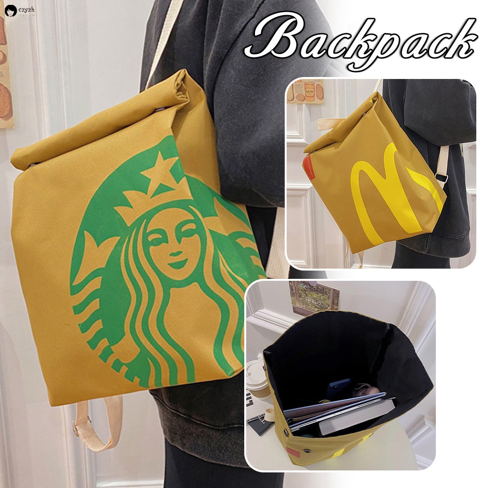 Sirene Amarela Vintage Goddess/McDonald's Backpack Mochila Anti-Roubo ...