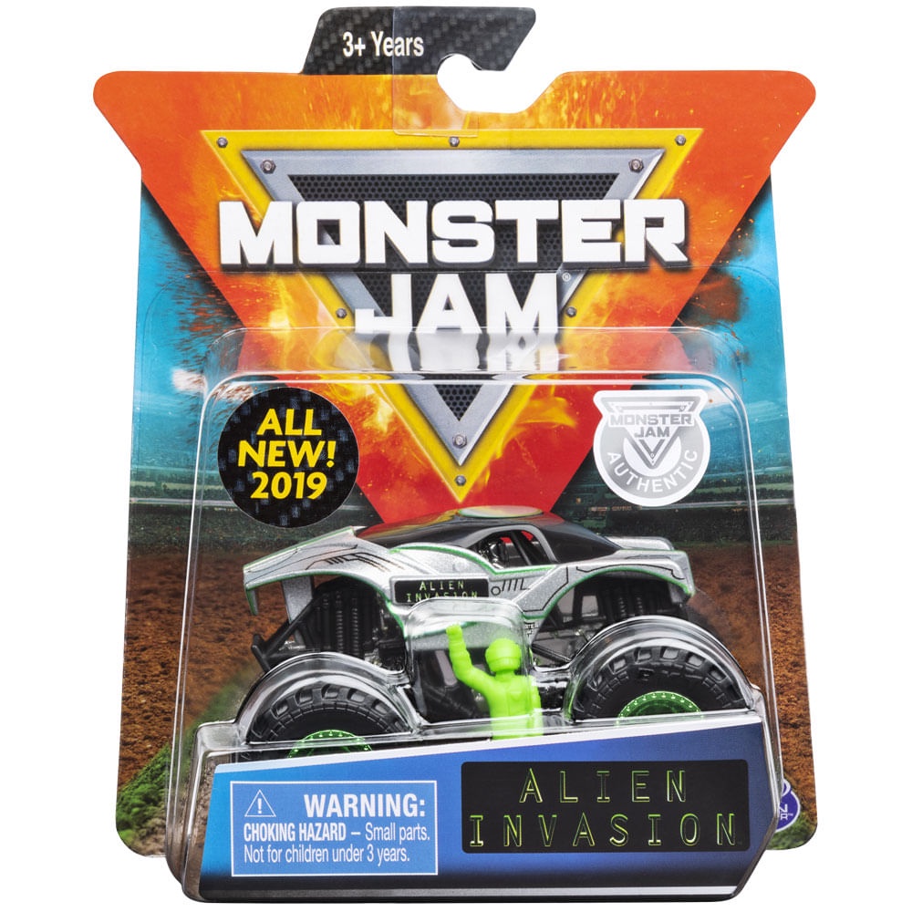Carrinho Monster Jam ALLEN INVASION - Spin Master | Shopee Brasil