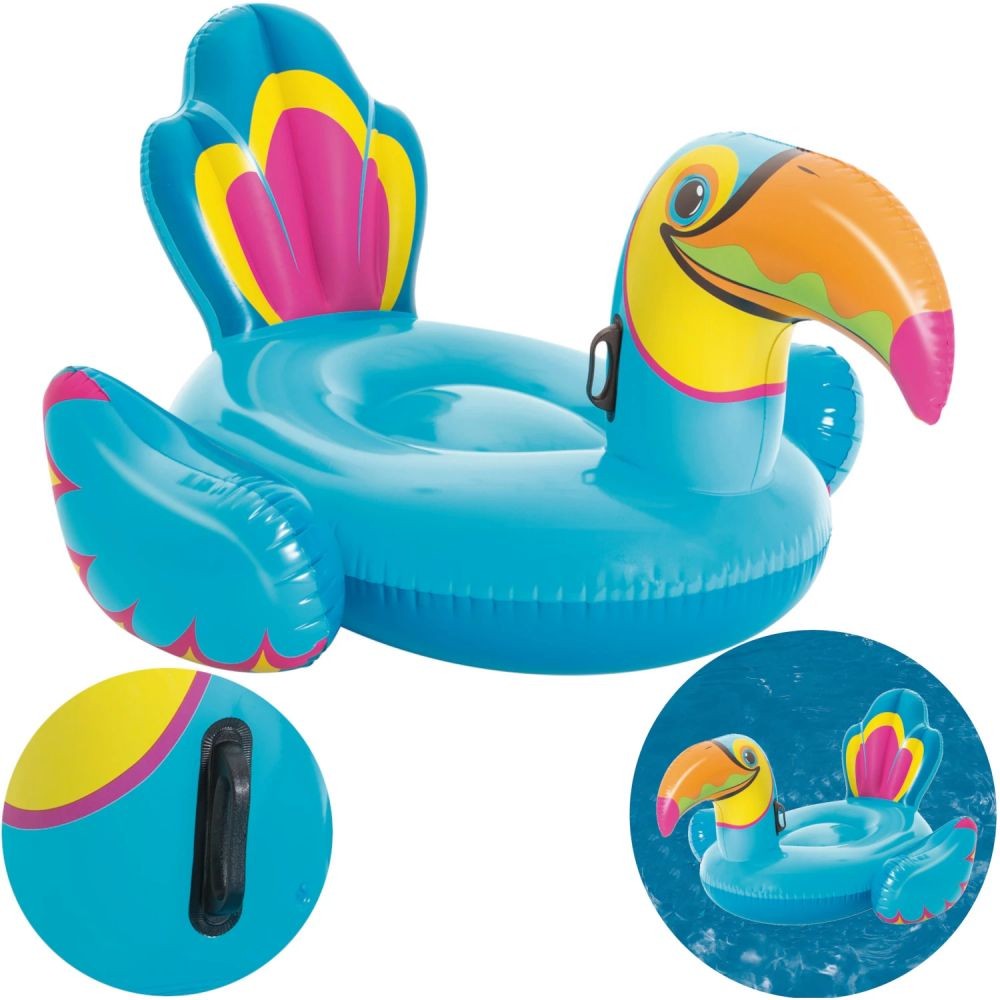 Boia Inflável Tucano para Piscina Suporta Até 90 Kg | Shopee Brasil