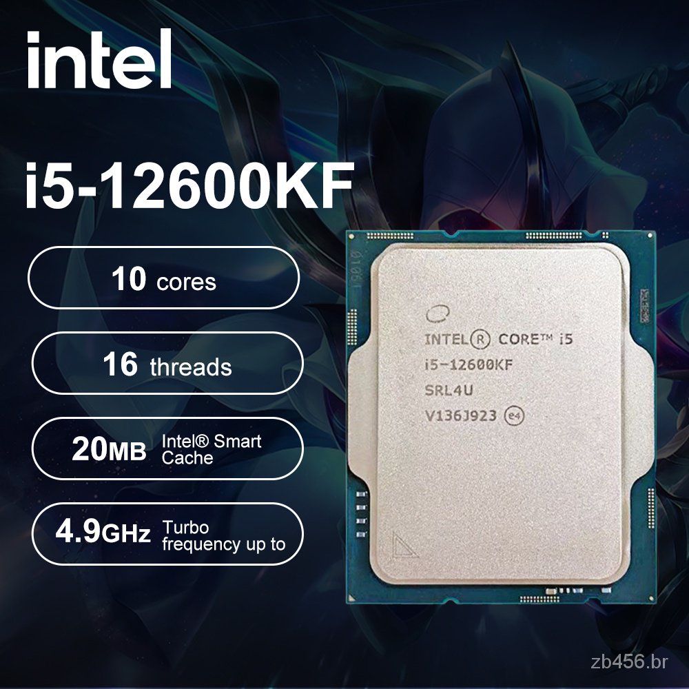 Processador Intel New Core I5 12600kf I5 12600kf 3 7 Ghz 10 Core 16 Thread Cpu 10nm L3 20m
