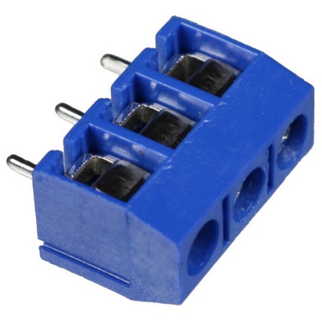 Terminal KF301 3p Preto Verde ou Azul Conector PCB Projetos ...