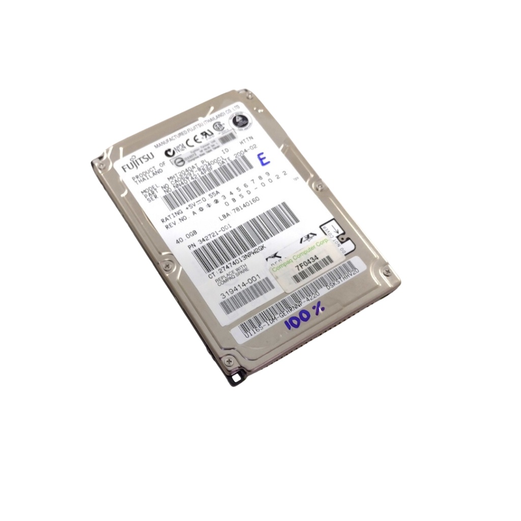 Hd Ide Notebook 40GB 100% de Saude Diversas Marcas | Shopee Brasil