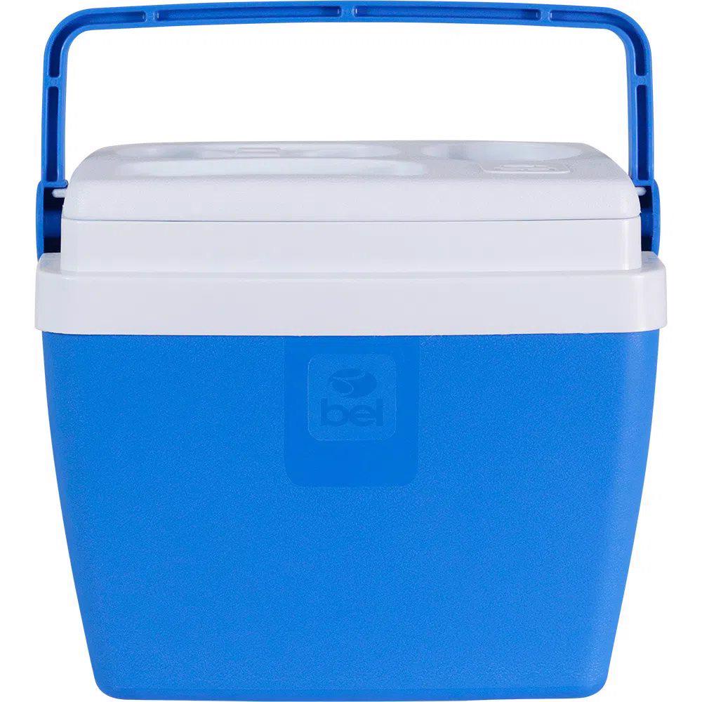 Caixa Térmica 12 Litros Cooler Azul 071302 BEL | Shopee Brasil