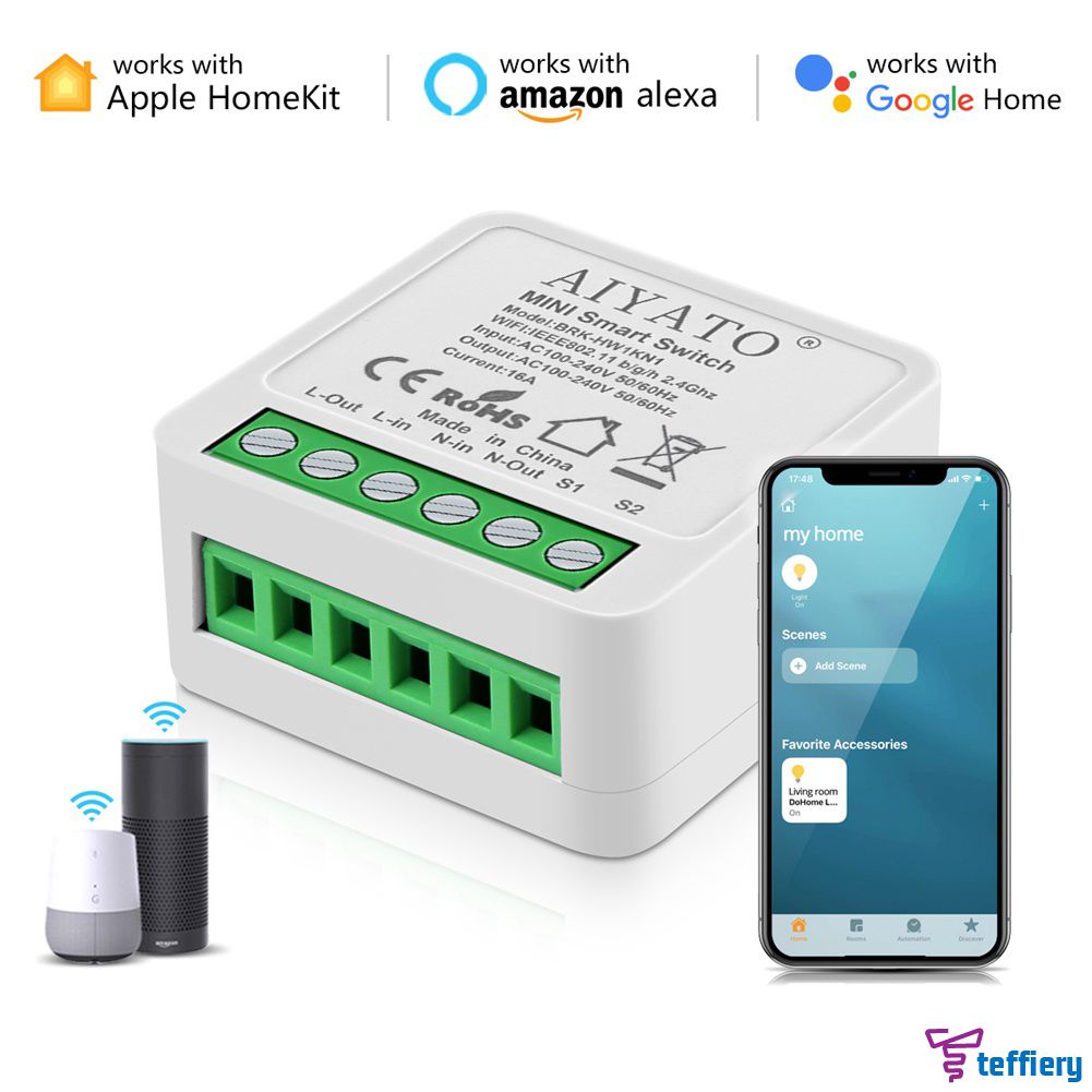16a apple homekit interruptor inteligente wi-fi, interruptor de ...