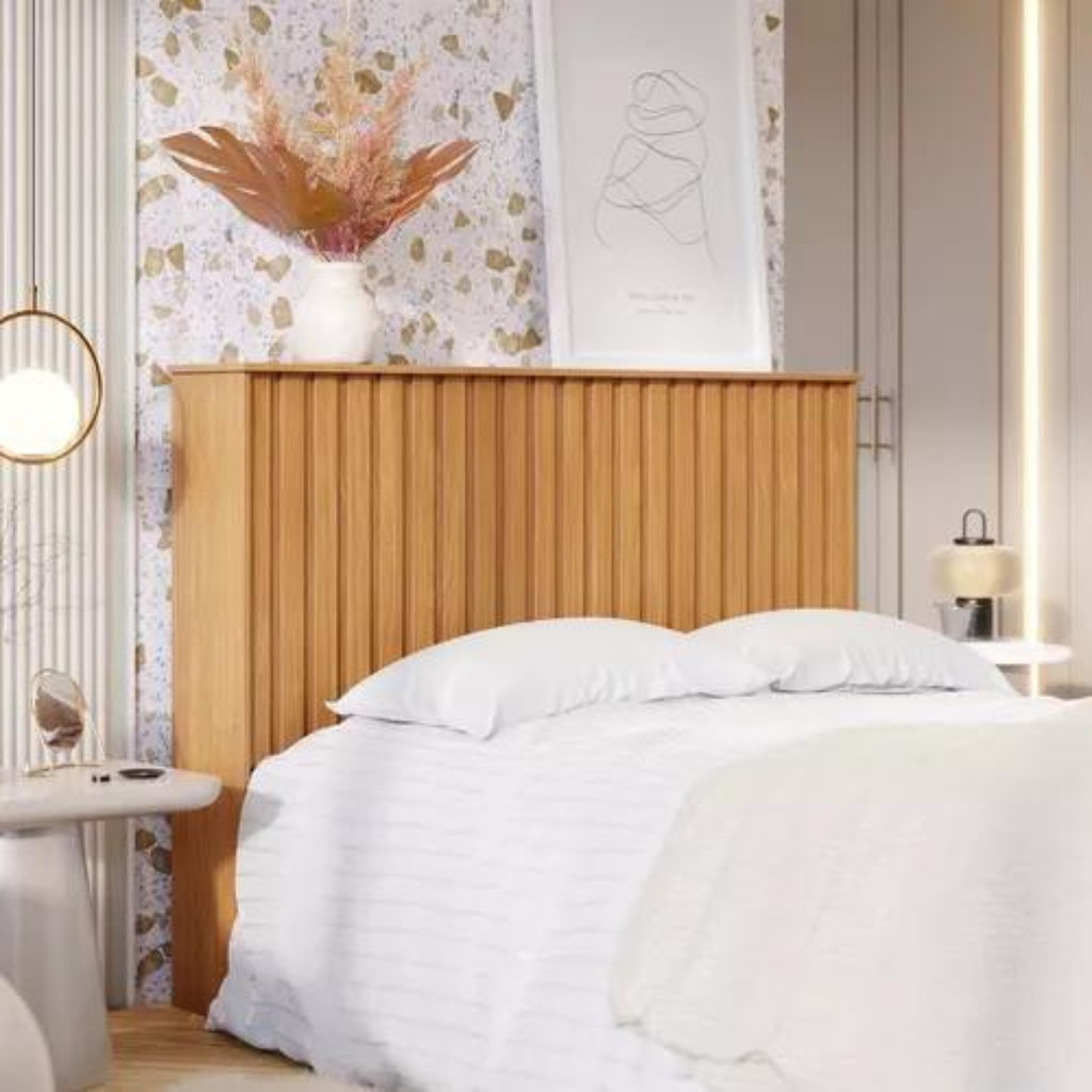 Cabeceira Ripado Casal 143 Detroit Nature - AV | Shopee Brasil