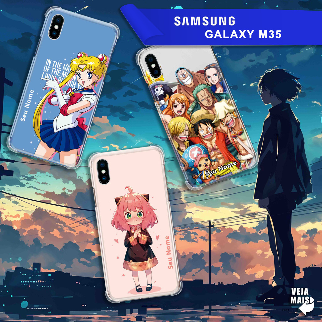 Capa Capinha - Samsung Galaxy M35 - Animes Personalizado | Shopee Brasil