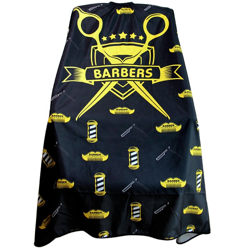 Capa De Corte Barbeiros Nylon Adulto Fecho Americano Personalizada ... Capa De Corte Barbeiros Nylon Adulto Fecho Americano Personalizada ...