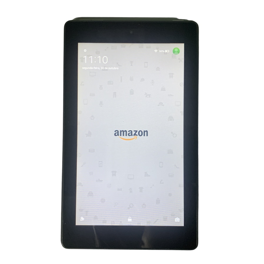 Tablet Amazon Fire 7 2019 9 Geração 16GB 7'' 1GB de Ram Fire OS 7 preto ...