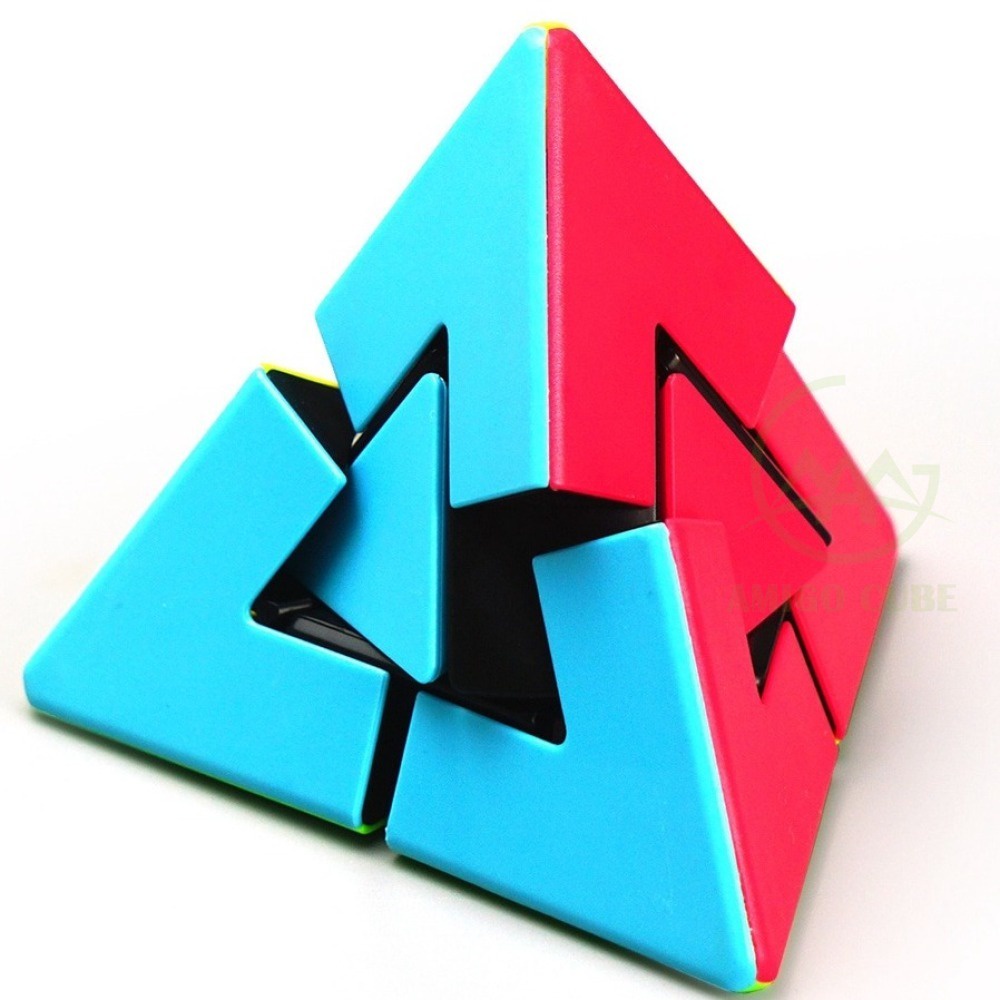 Cubo Mágico Fanxin Pyraminx Duo 2x2 Stickerless | Shopee Brasil