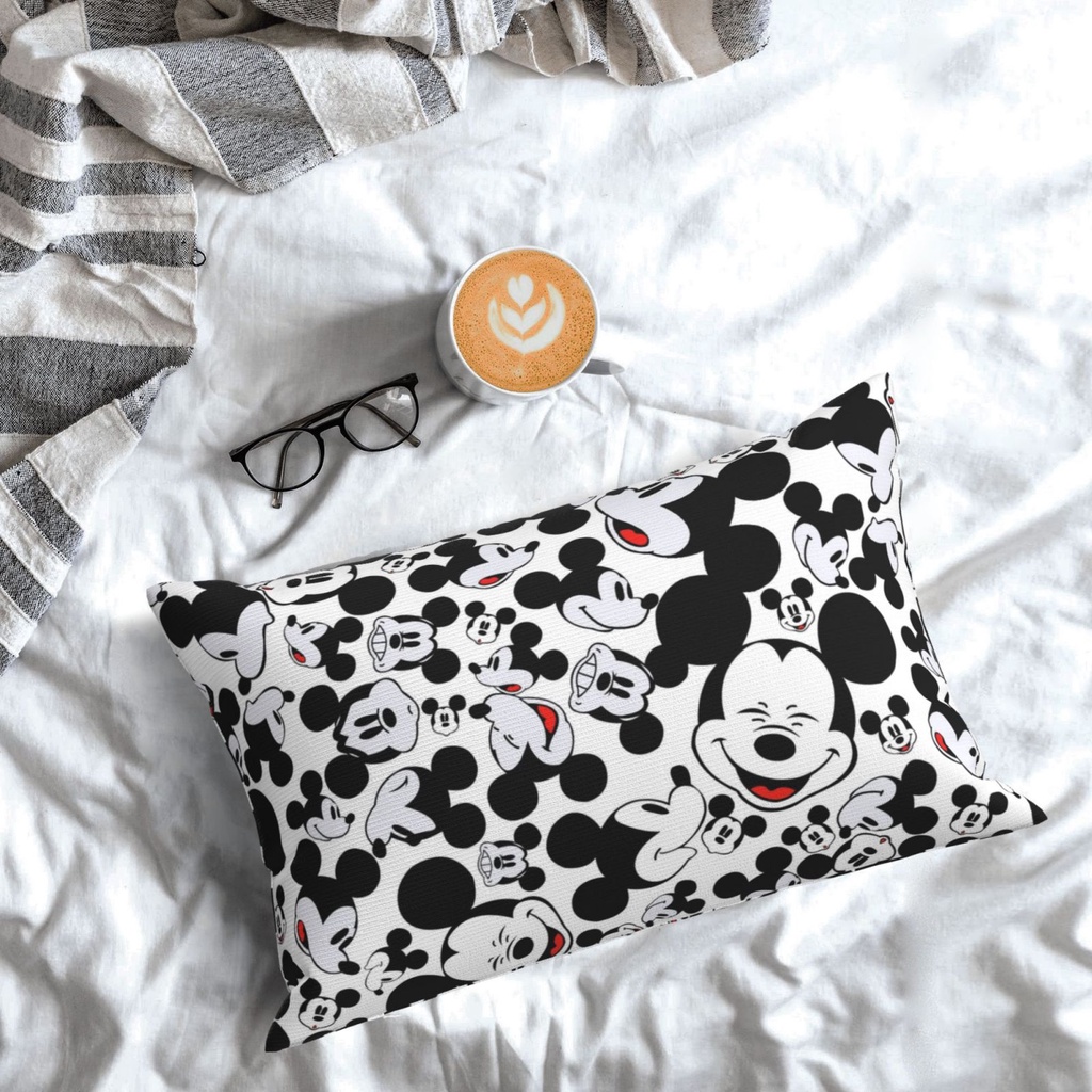 Mickey 20 * 30 Em Cartoon Moda Desenho Animado Capa De Almofada Padrão Impresso Sofá Quadrado ...