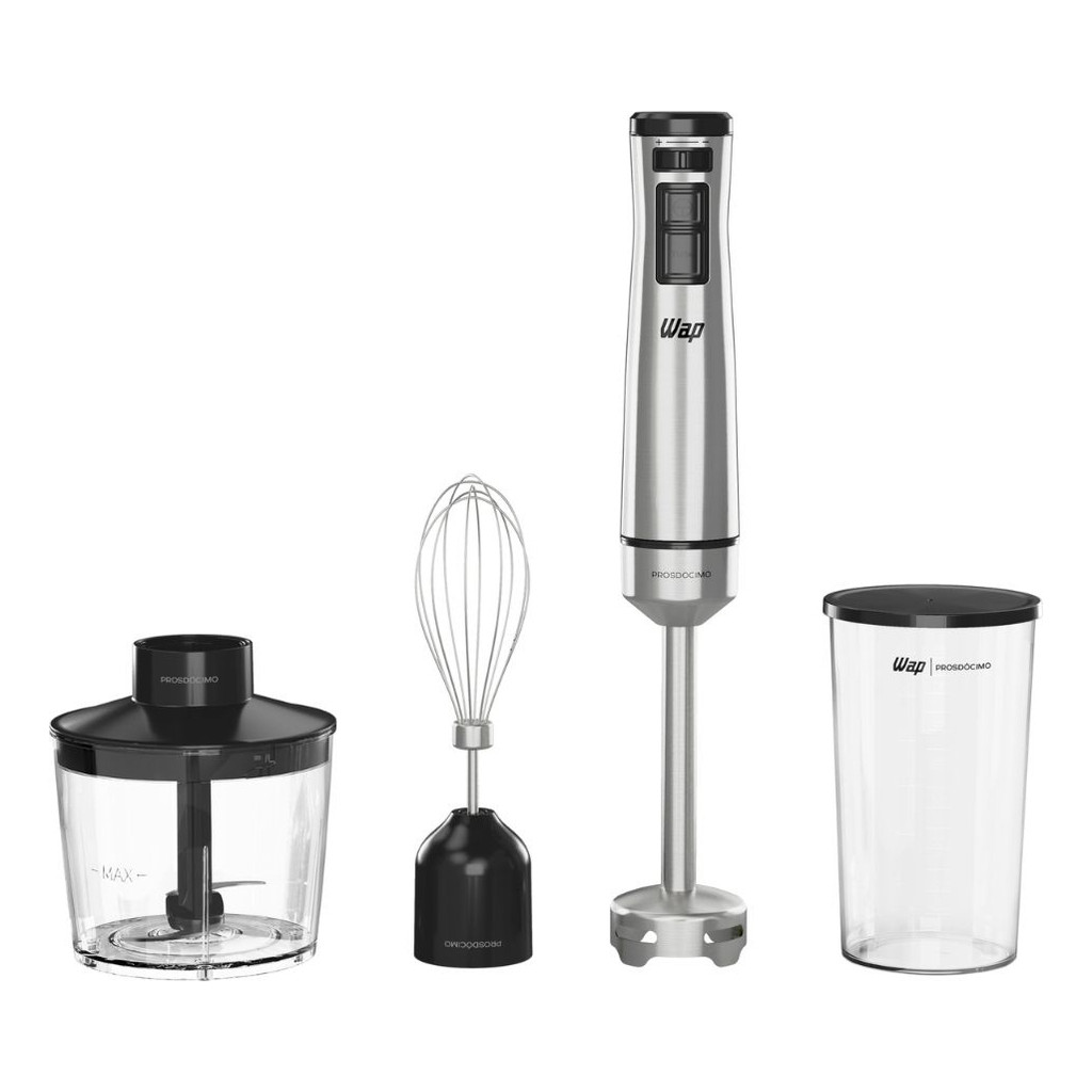 Mixer Wap 3em1 Processador Portátil Inox Prosdócimo Wm1 127v | Shopee ...