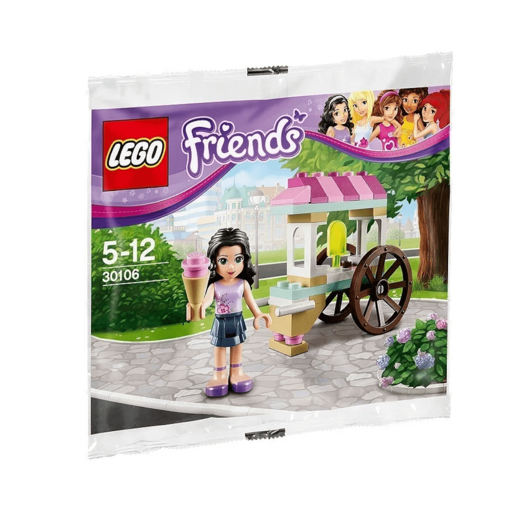 Lego Friends - Ice Cream Stand (polybag) - 30106 | Shopee Brasil