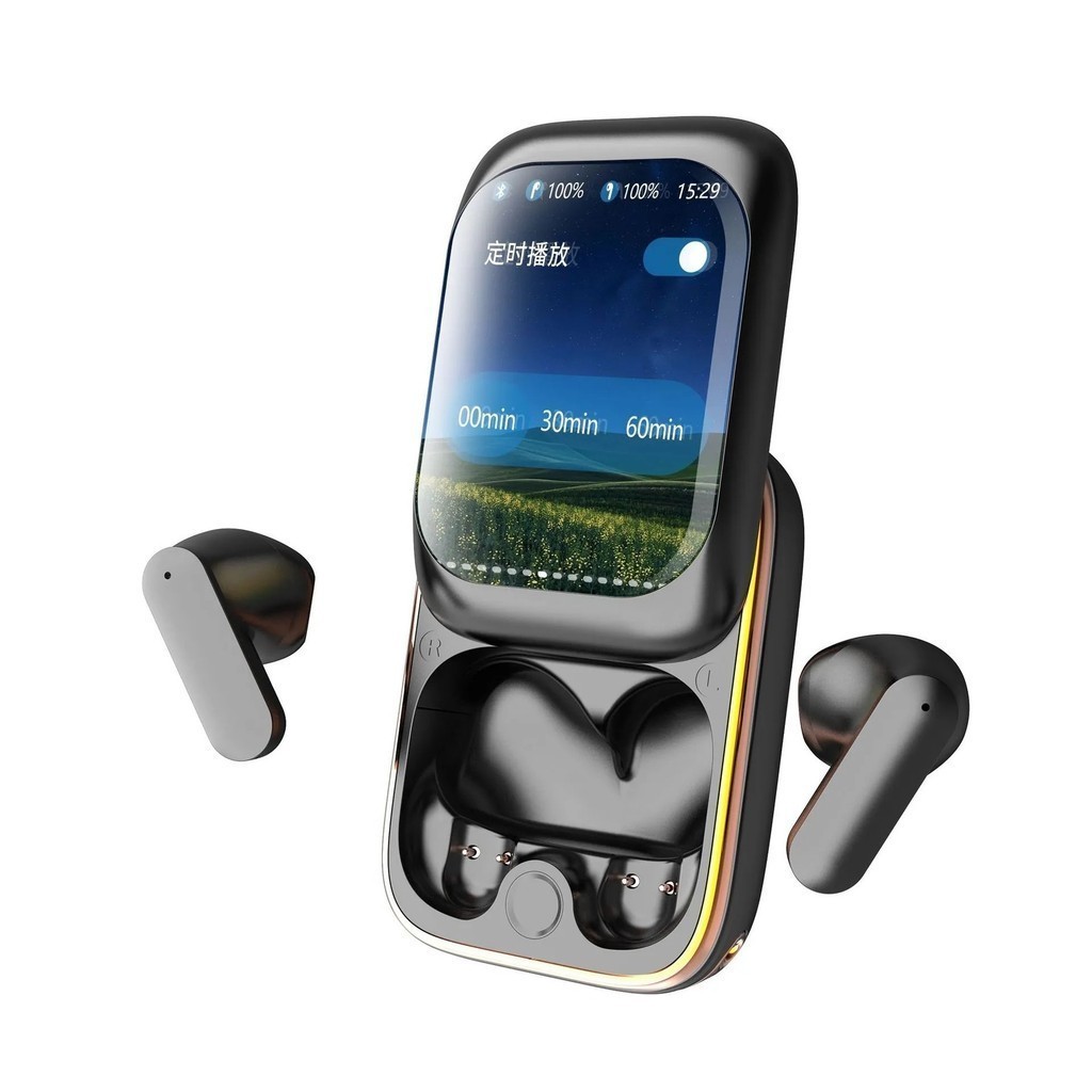 Fone De Ouvido Bluetooth Sem Fio Com Tela Deslizante Yihan | Shopee Brasil