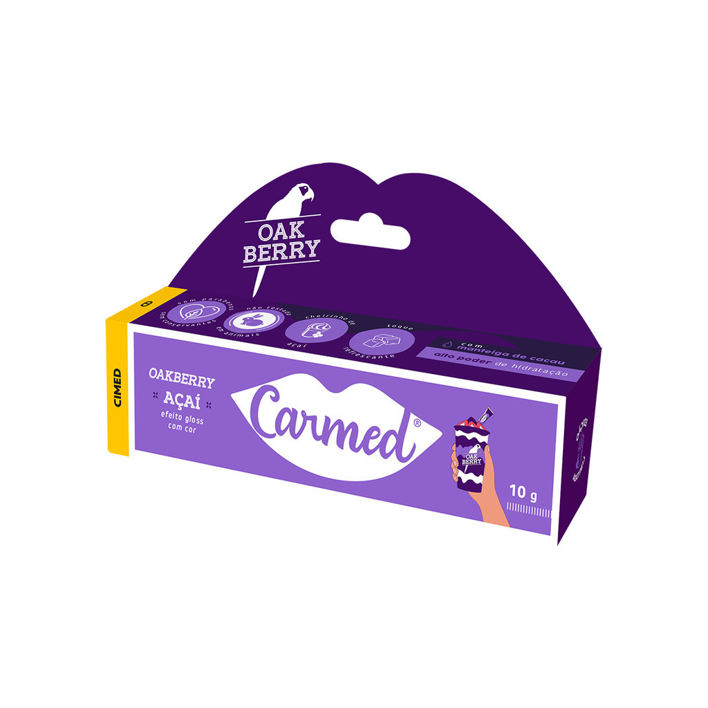 Carmed Açai Oakberry Hidratante Labial 10g | Shopee Brasil