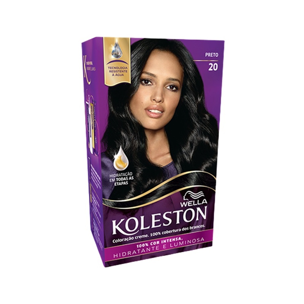 KOLESTON COLORAÇÃO 2.0 PRETO | Shopee Brasil