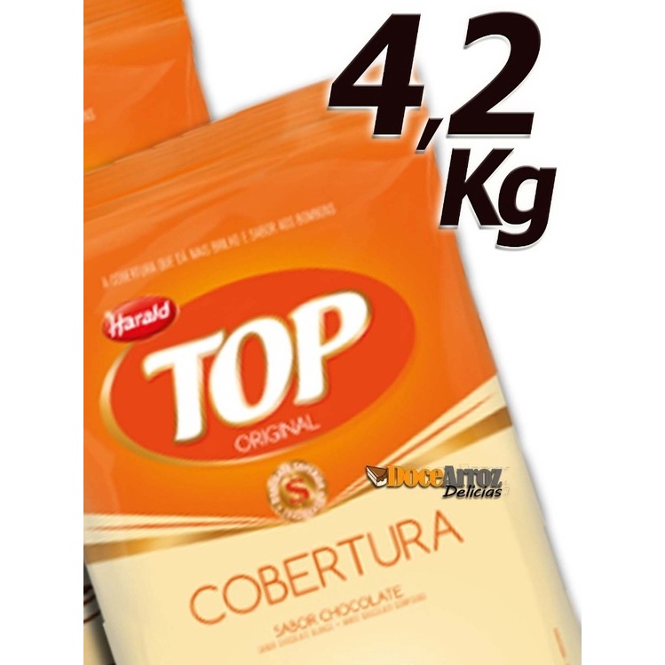 Cobertura Chococolate Top Original Harald em Gotas - Chocolate Branco 2 ...