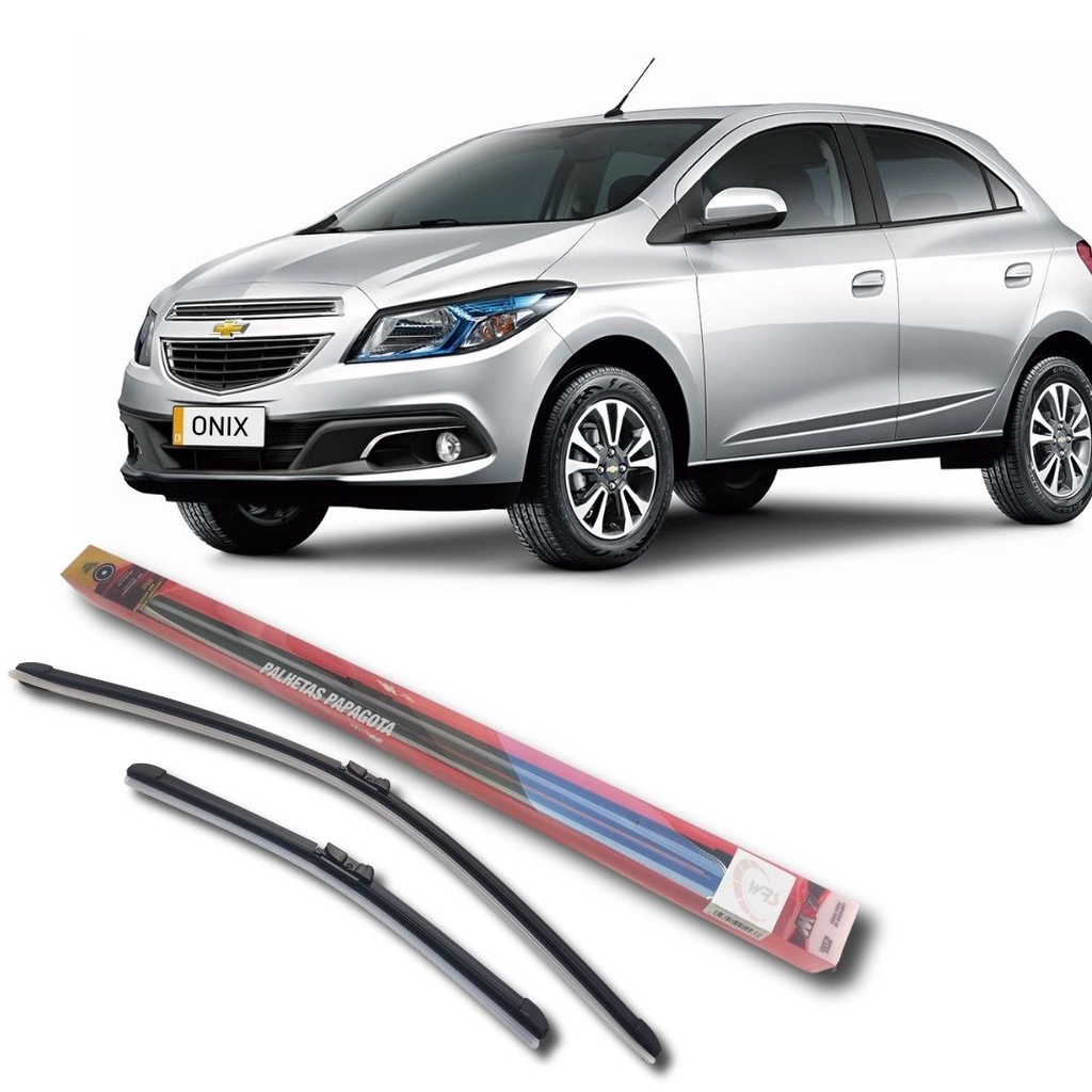 Par de Palhetas Limpador de Parabrisa Dianteiro para Onix (2019 em Diante) 17 e 19 Polegadas ...