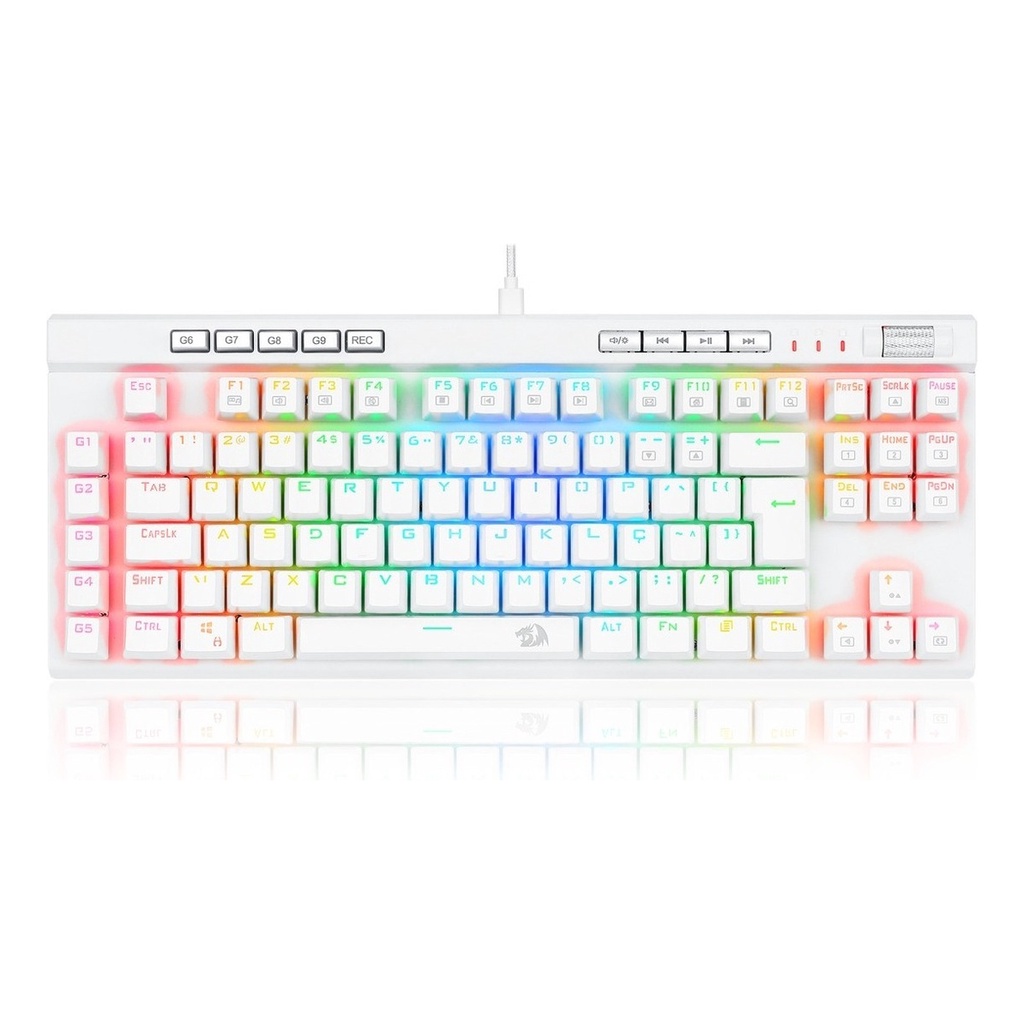 Teclado Redragon Magic Wand K587 Pro Branco Switch Red Abnt2 | Shopee ...