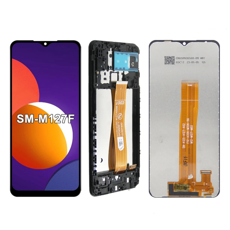 6.5" Frontal Display M12 Incell Tela Touch Lcd Compativel M127 SM-M127F ...