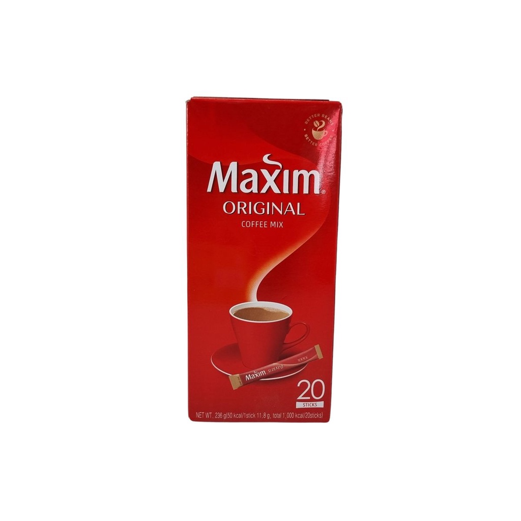 Café Solúvel Coreano Maxim Original 20 Sachês | Shopee Brasil