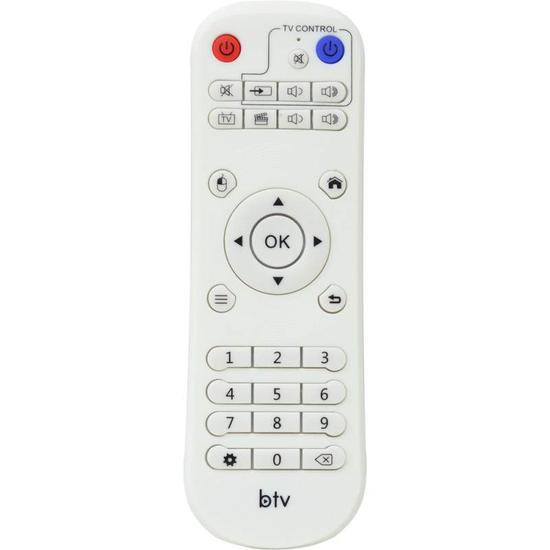 Controle compativel para TV box BTV B8 B9 B10 B11 BX E9 Express Branco ...