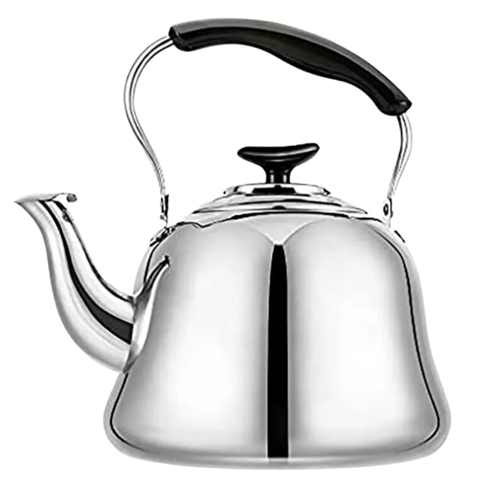 Chaleira Aço Inox 2l Com Infusor Inox Fogão Chama Gás E Indução Leve ...