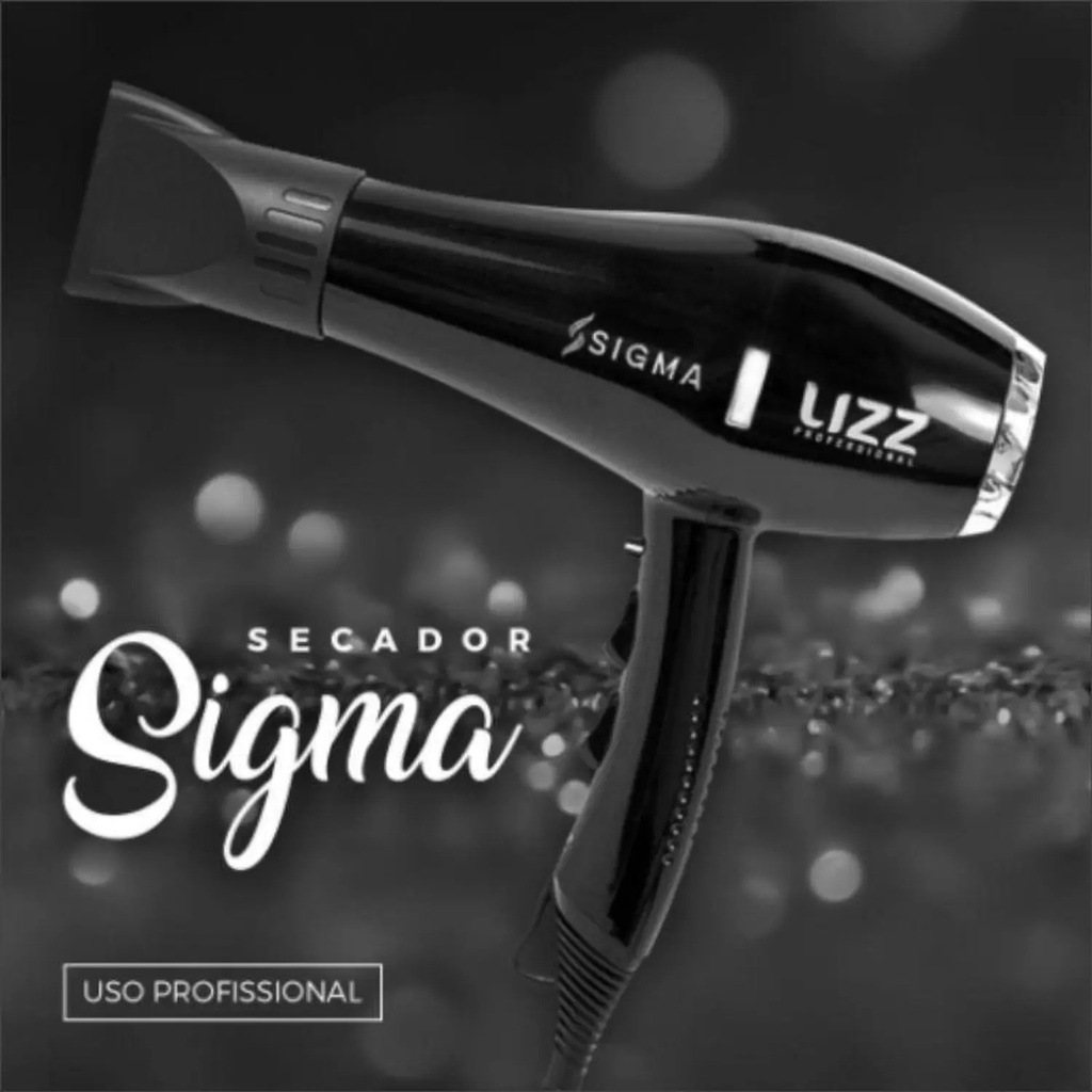 Secador de Cabelos Profissional Lizz Sigma High Power V12 | Shopee Brasil