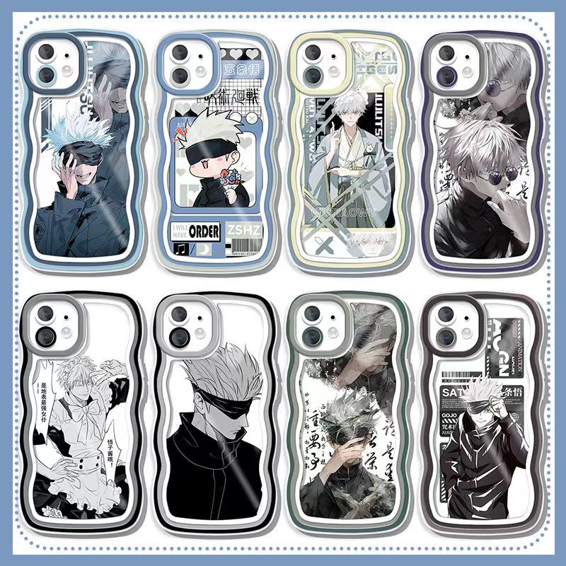 Xiaomi Redmi Caixa Anime Gojo Satoru Jujutsu Kaisen Wave Edge Silicone ...