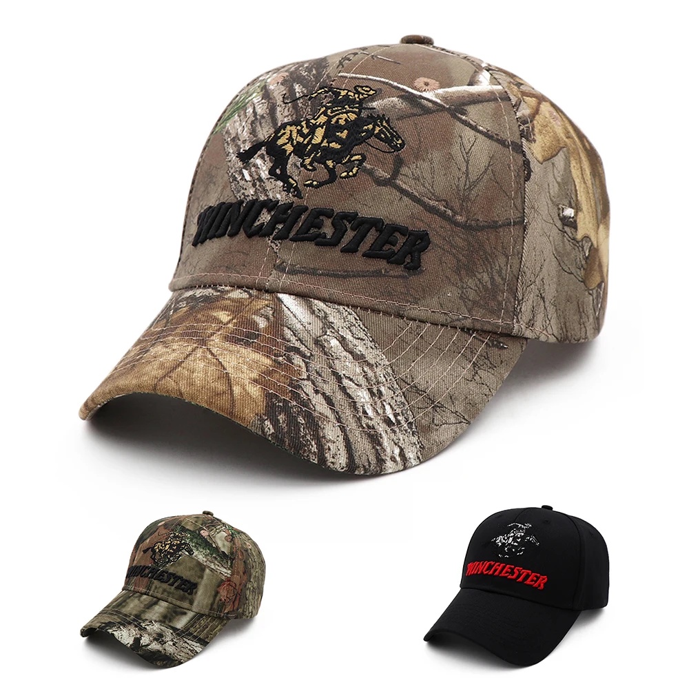Novo Winchester Sports Baseball Caps Bonés De Pesca Caça Ao Ar Livre ...