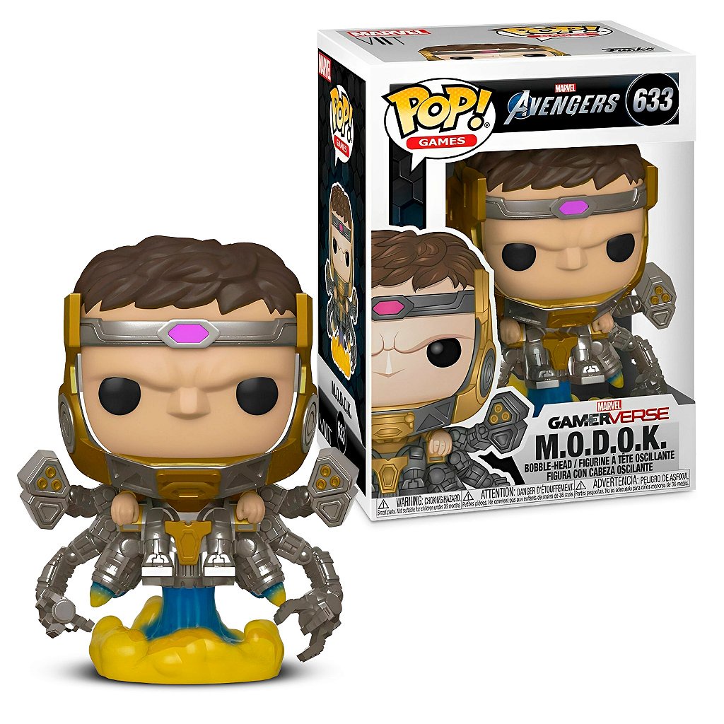 Funko Pop Modok 633 Gamerverse Marvel Avengers (Caixa Amassada ...