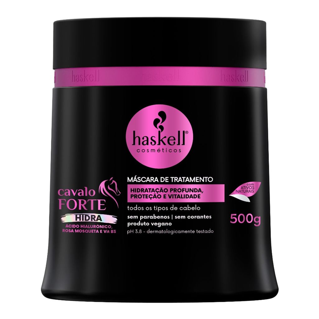 Máscara de Tratamento Capilar Haskell Cavalo Forte Hidra 500g | Shopee Brasil
