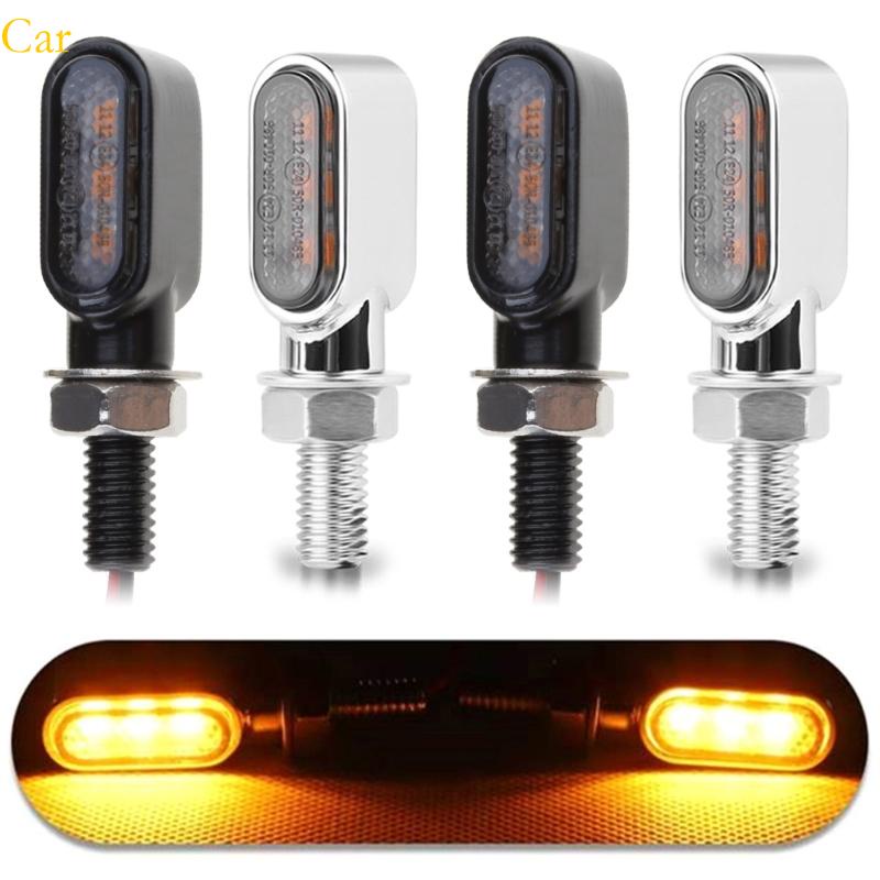 Carro 2Pcs Indicadores Sinais Motocicleta Sinalização 12V Retro Pisca ...