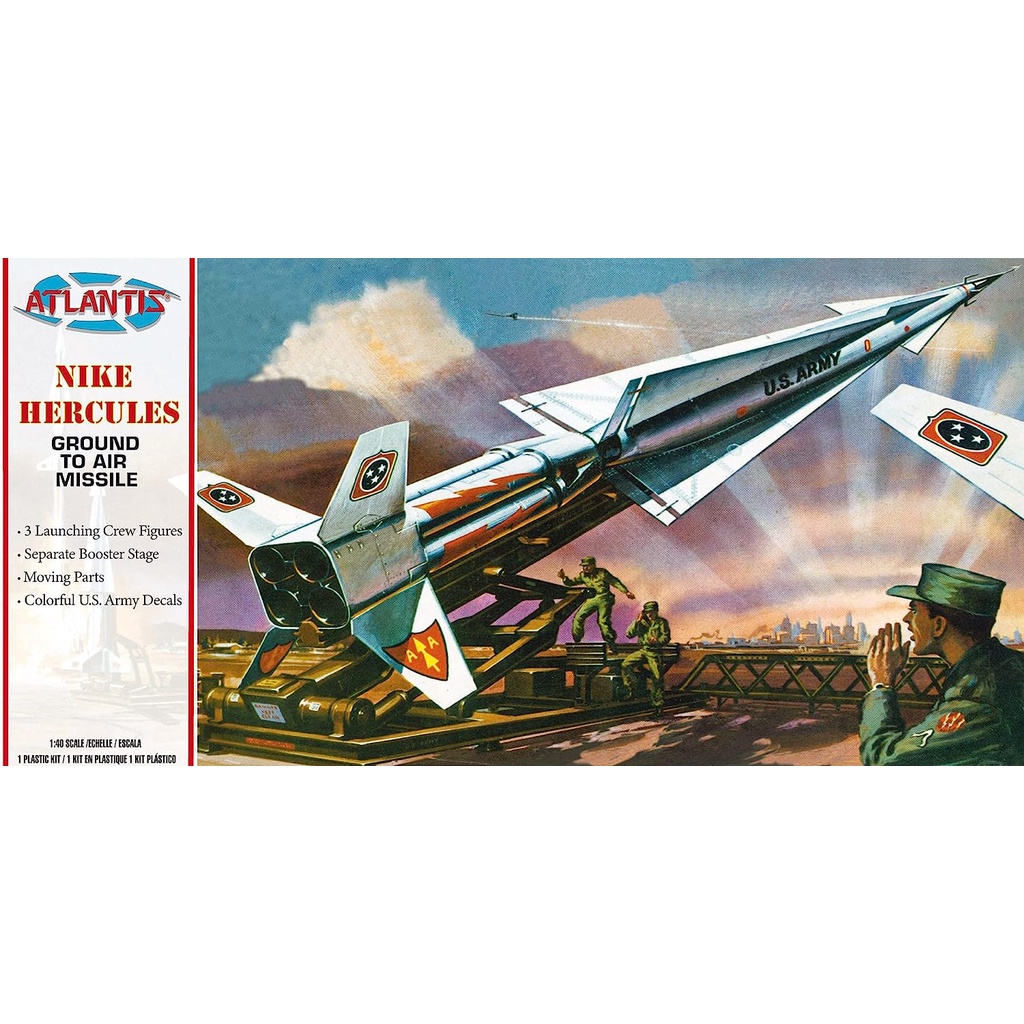 Missil Nlke Hercules Missile US ARMY Kit Atlantis (Revell) | Shopee Brasil