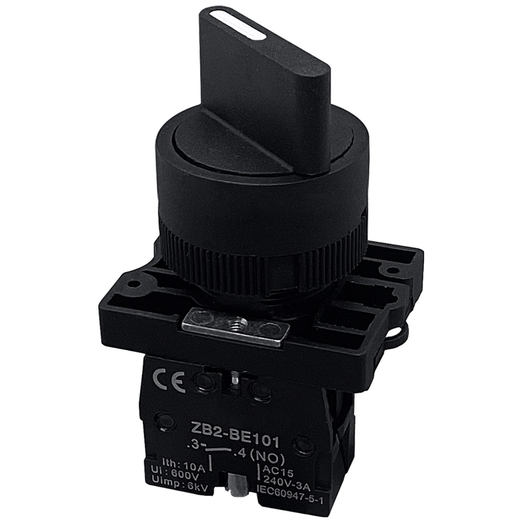 Chave Seletora Comutadora 3 Posições Fixa ED31 Liga Desliga 22mm 1 Na ...