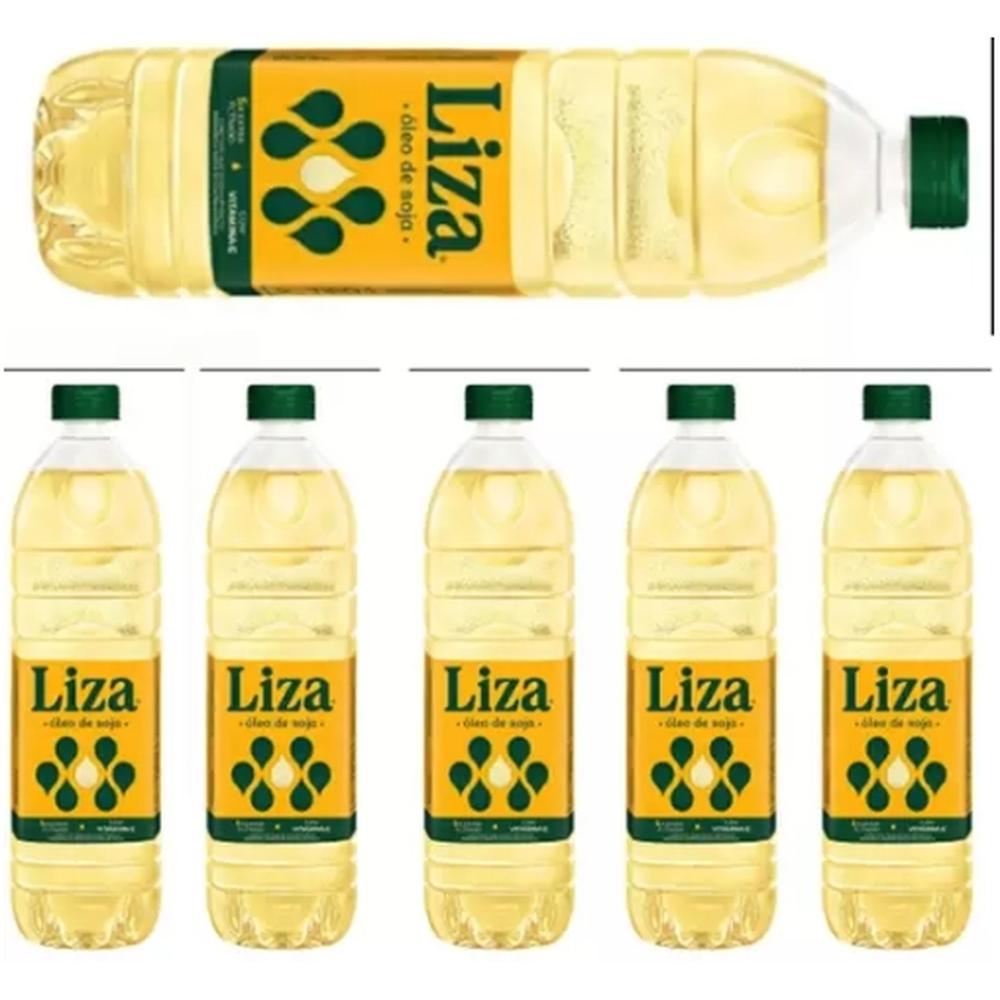 Kit c/6 Óleo de Soja Liza 900ml | Shopee Brasil