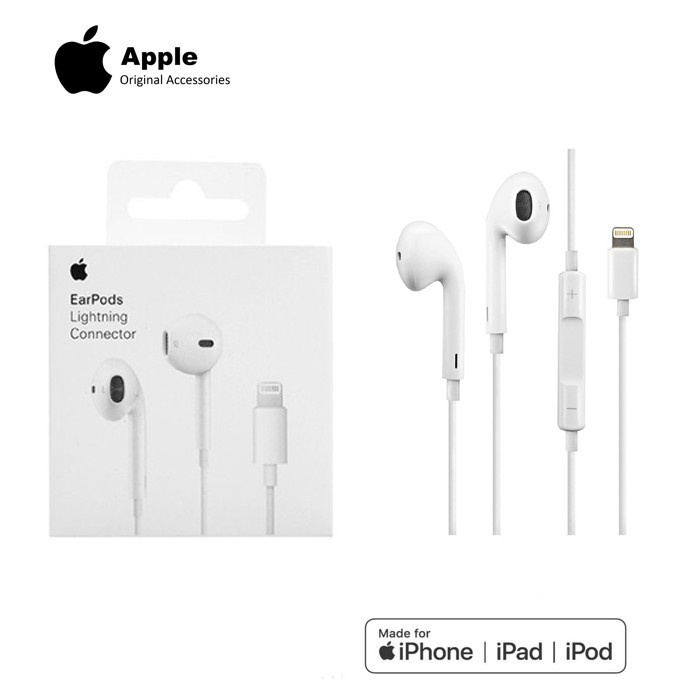 Apple Earpods 3.5mm Plug & Lightning In-ear Earphones Sport Earbuds ...