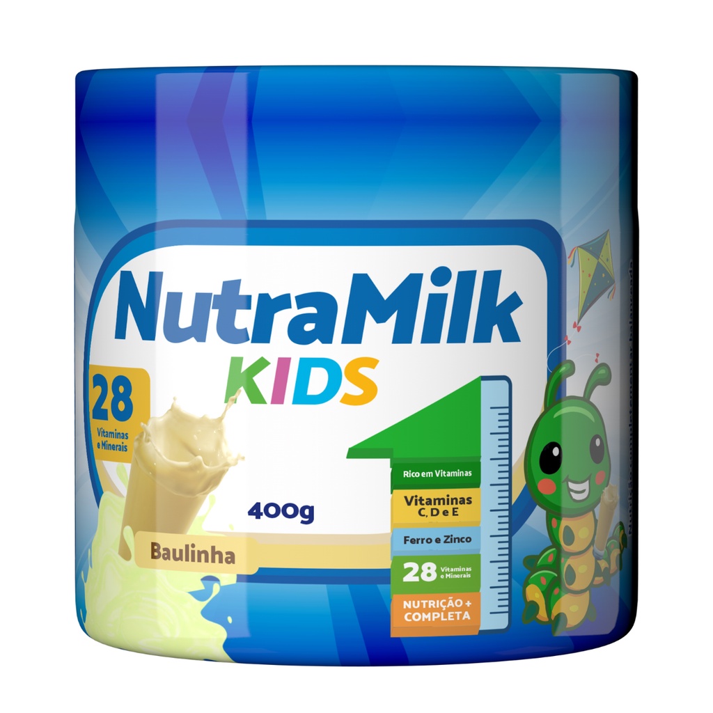 NutraMilk Kids 400g Baunilha Suplemento Alimentar Infantil | Shopee Brasil